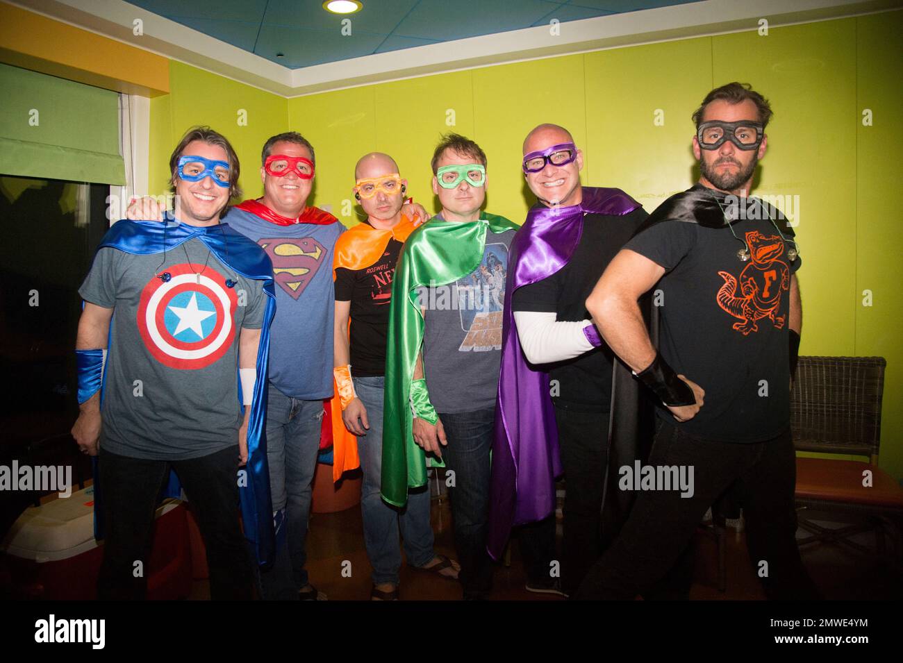 Ryan Newell, from left, Andrew Copeland, Mark Trojanowski, Ken Block ...