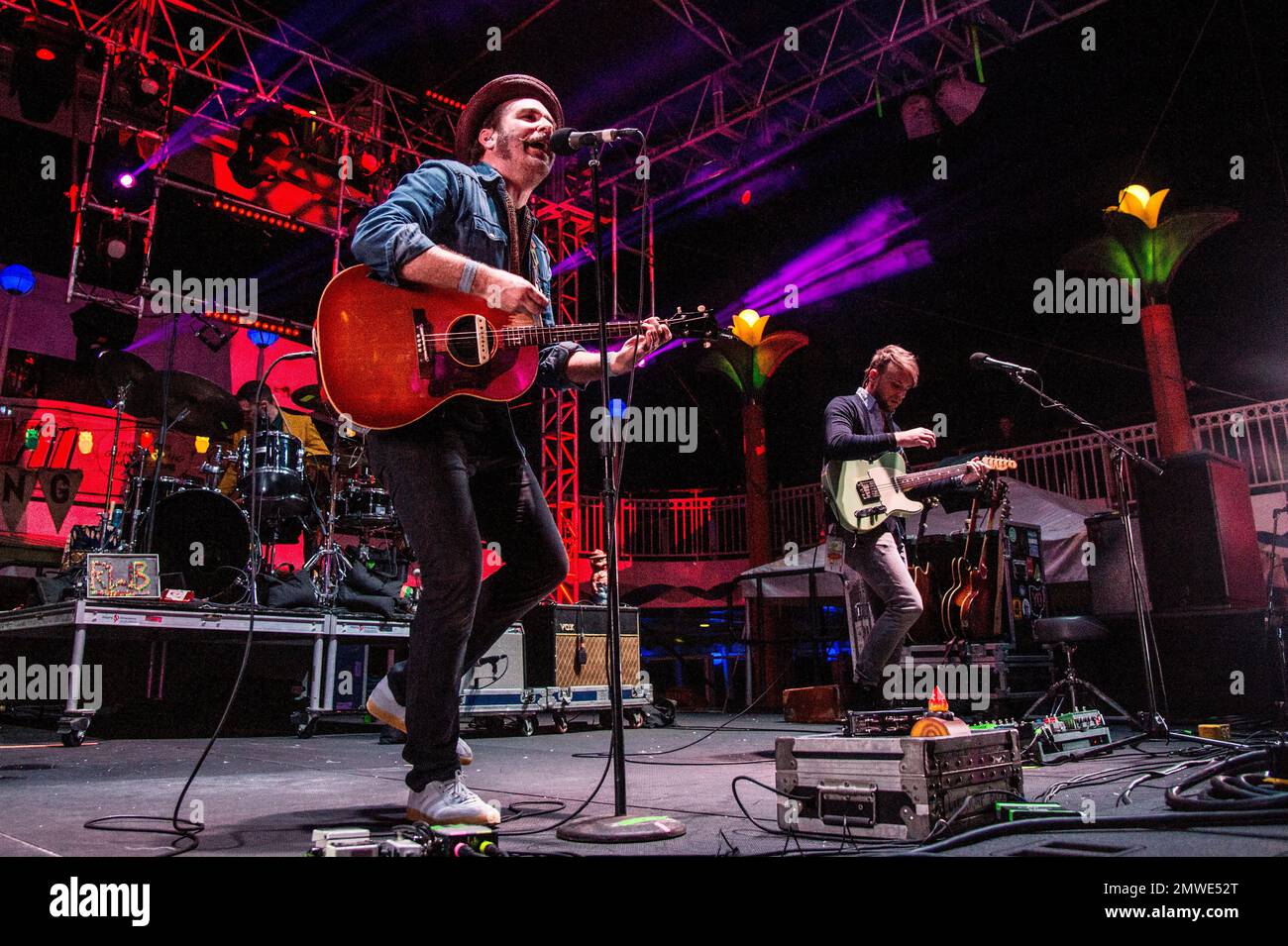 Scott Terry of Red Wanting Blue perform on board the Norwegian Jade ...