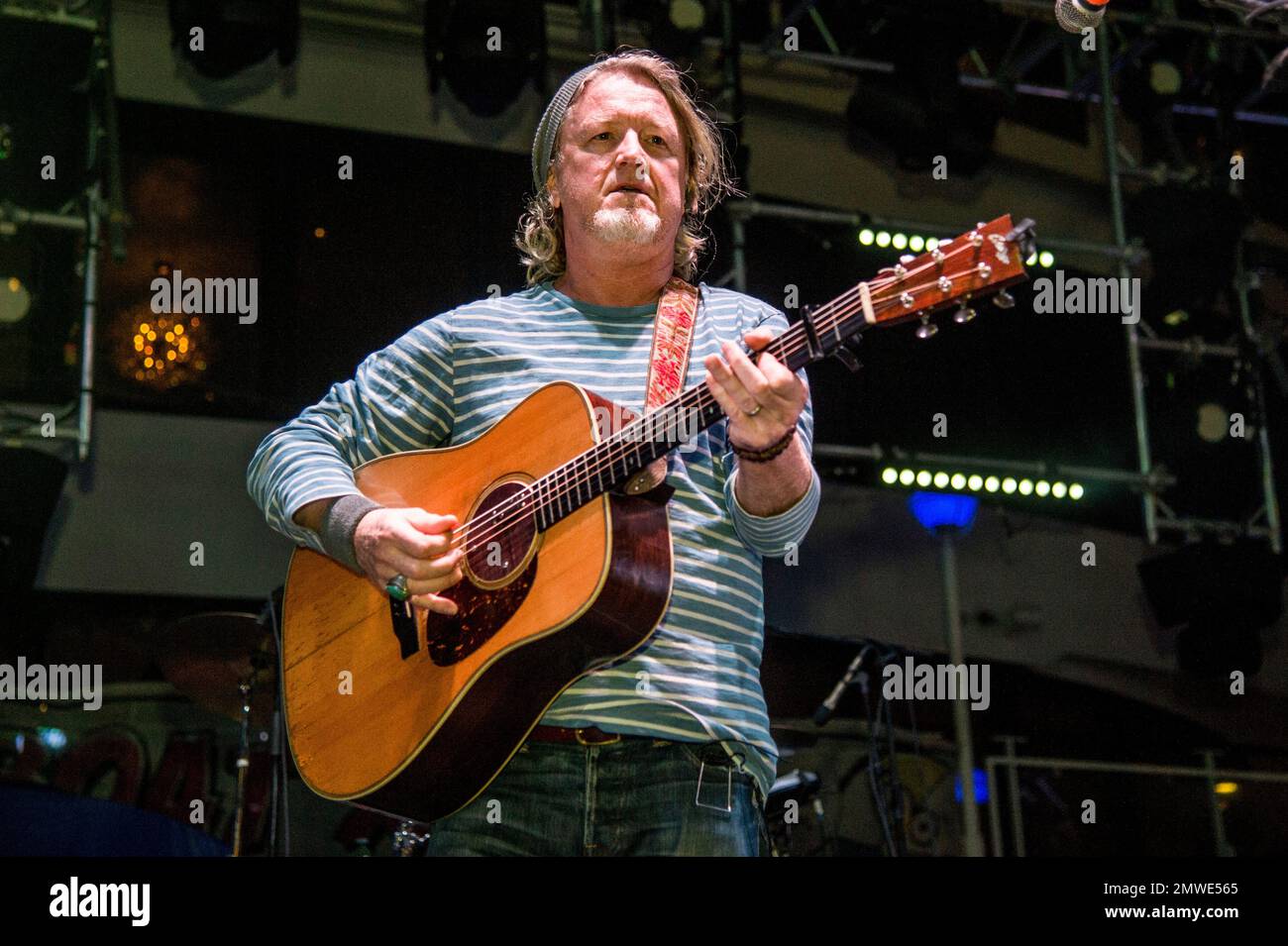 Steve Twigger of Gaelic Storm performs on board the Norwegian Jade ...