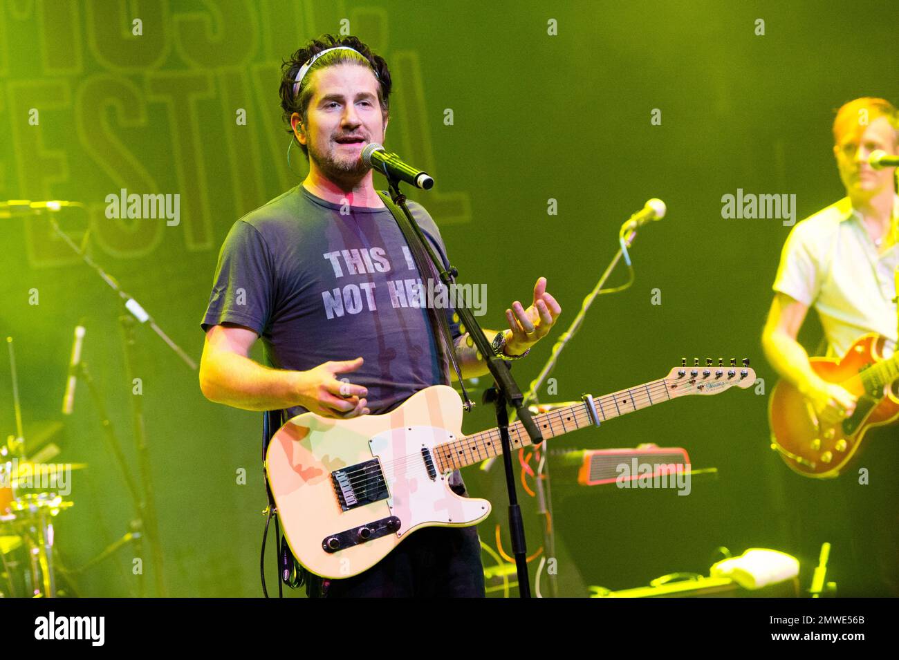 Matt Nathanson performs on board the Norwegian Jade during day two of ...