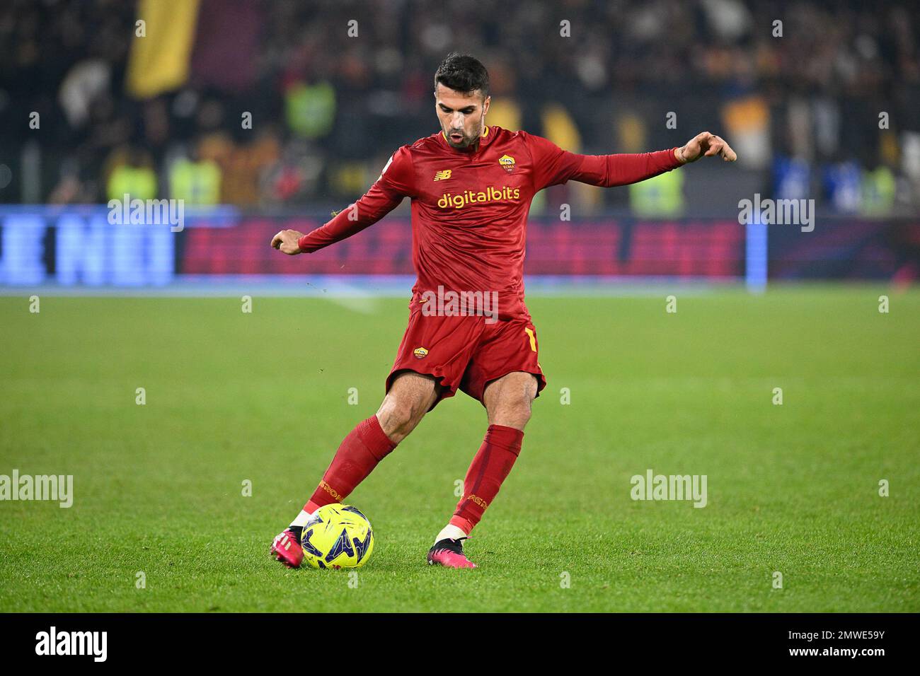 Zeki Celik of AS Roma during Coppa Italia 2022 2023 Match, Olimpico ...