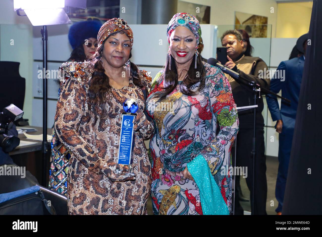 Los Angeles, California, USA. 22nd January, 2023. Designer Linda Stokes ...