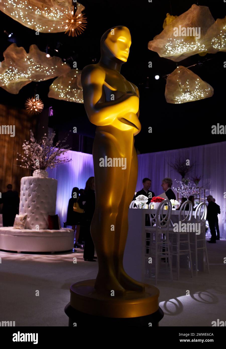 An Oscar statue is pictured at the 89th Academy Awards Governors Ball ...