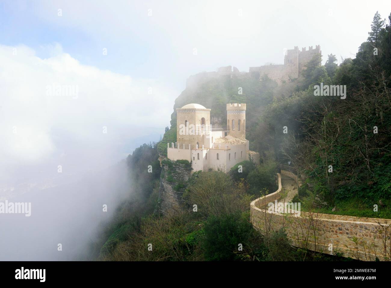 Erice castle of venus hi-res stock photography and images - Alamy