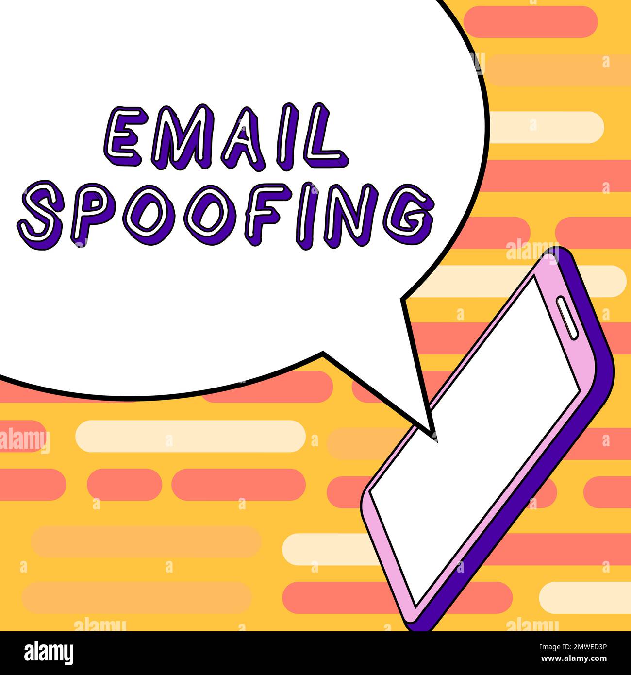 Sign Displaying Email Spoofing Business Approach Secure The Access And Content Of An Email