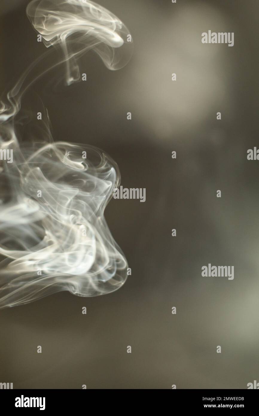Shapes made of smoke Stock Photo - Alamy