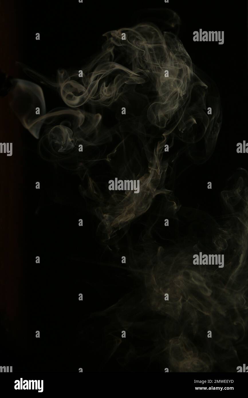 Shapes made of smoke Stock Photo - Alamy