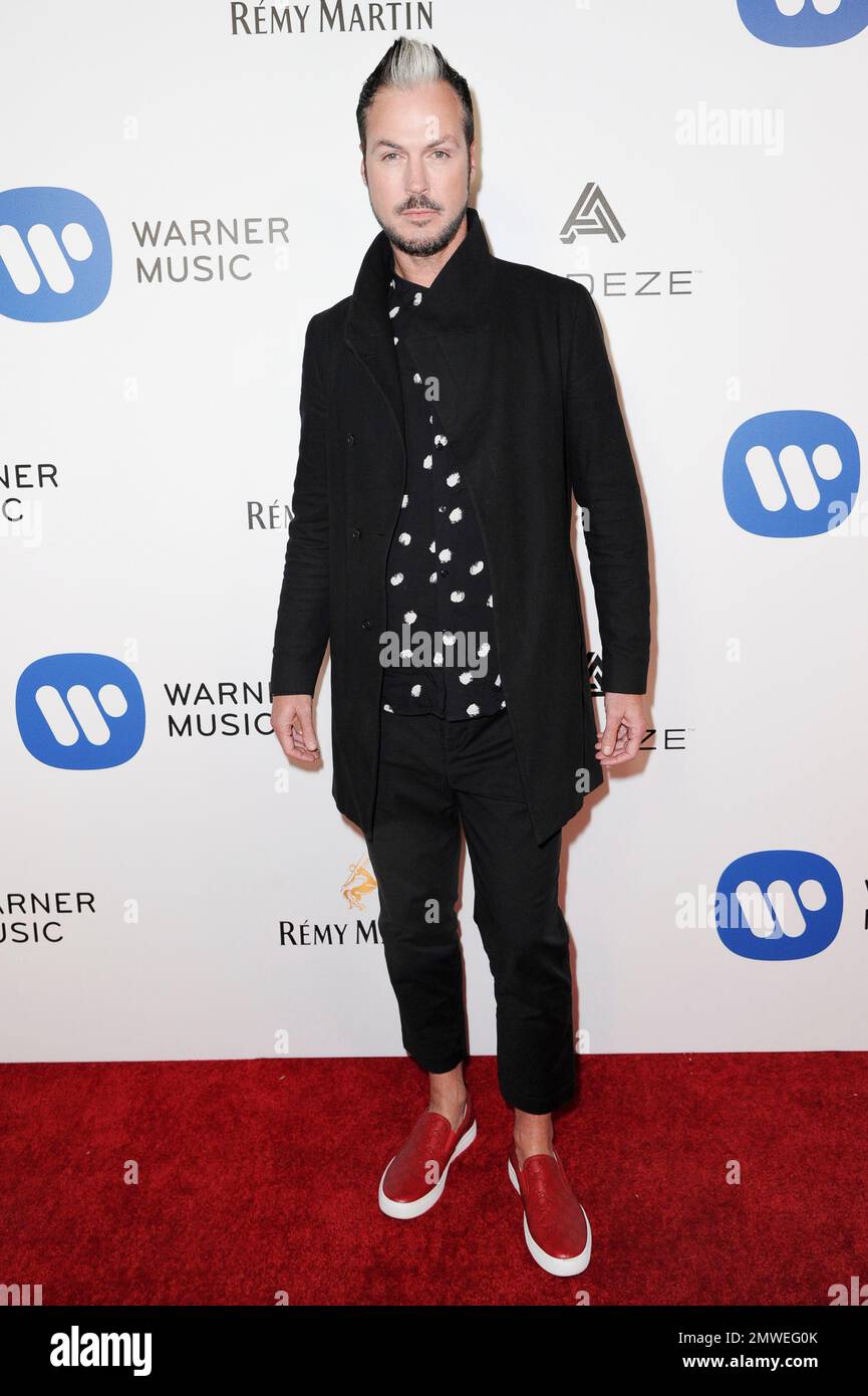 Michael Fitzpatrick attends the Warner Music Group Grammy after party ...
