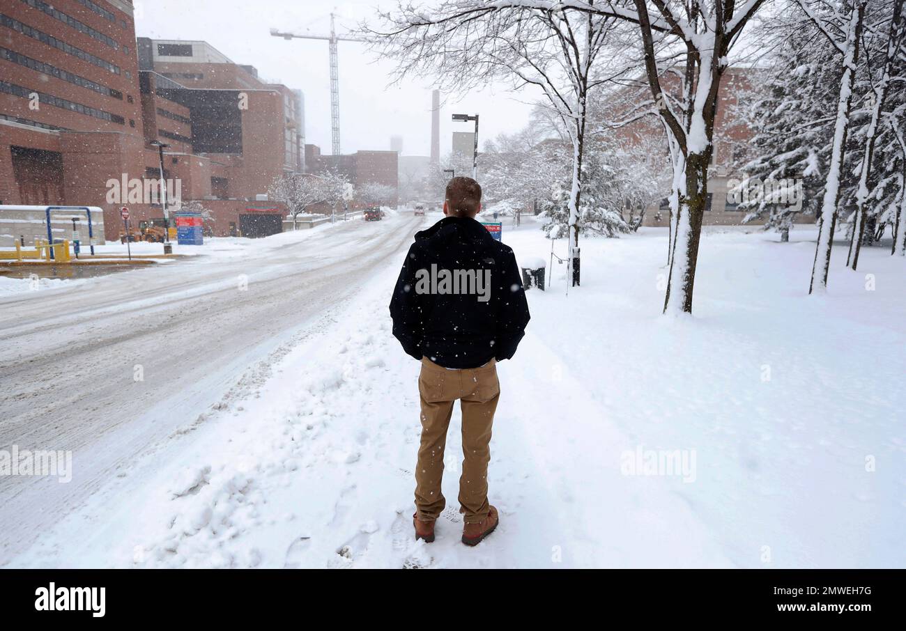 In this Jan. 25, 2017 photo, face transplant recipient Andy Sandness ...
