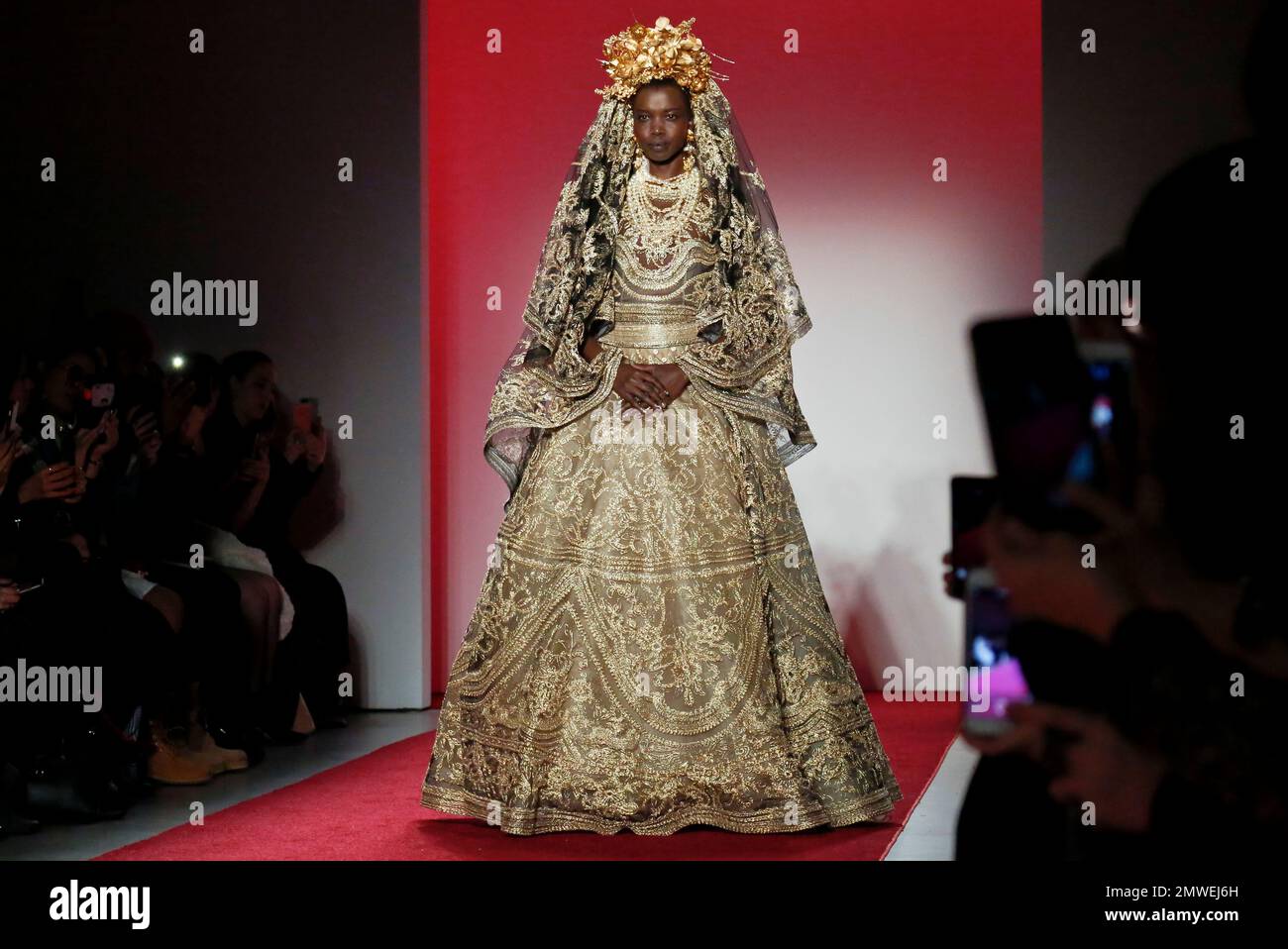 Fashion from the Naeem Khan collection is modeled during Fashion Week ...