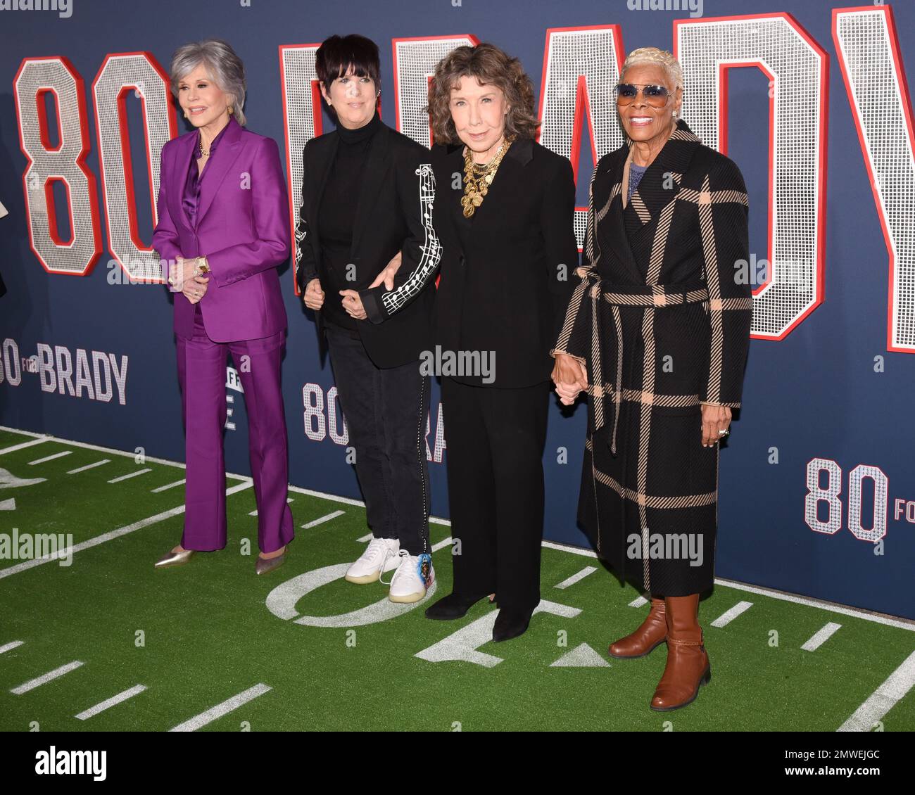 31 January 2023 - Westwood, California - (L-R) Jane Fonda, Diane Warren ...