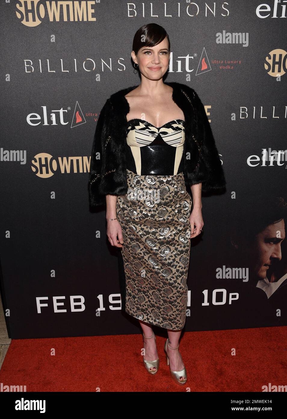 Actress Carla Gugino attends Showtime's "Billions" Season 2 premiere at ...