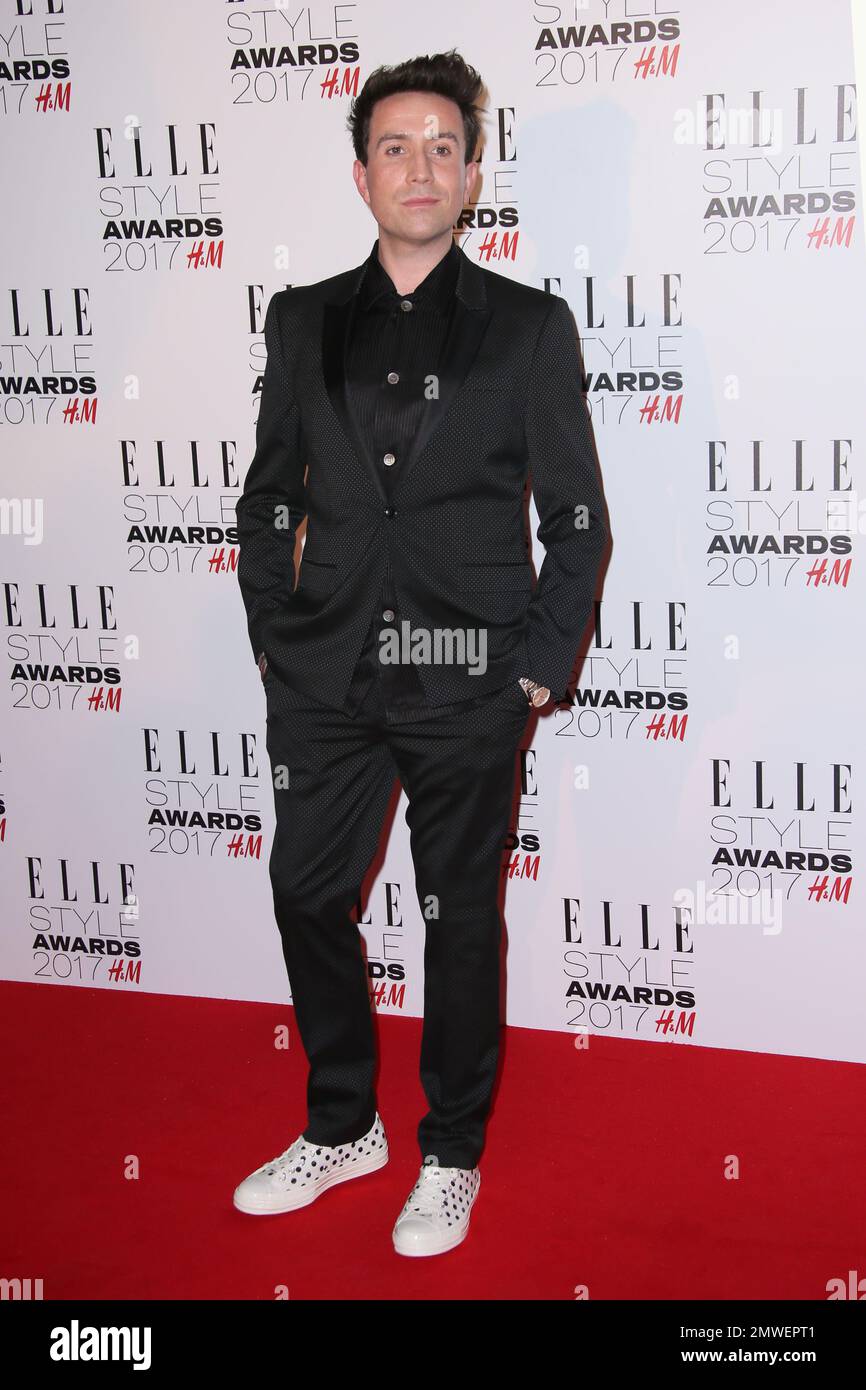 Nick Grimshaw poses for photographers upon arrival at the Elle Style ...