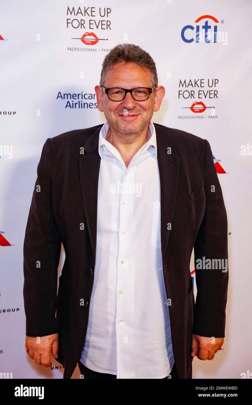 Sir Lucian Grainge arrives at the 59th Annual Grammy Awards - Universal ...