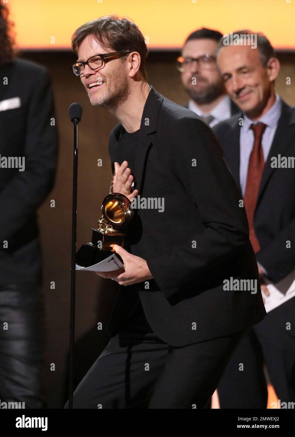 Donny McCaslin accepts the award for best alternative music album for ...