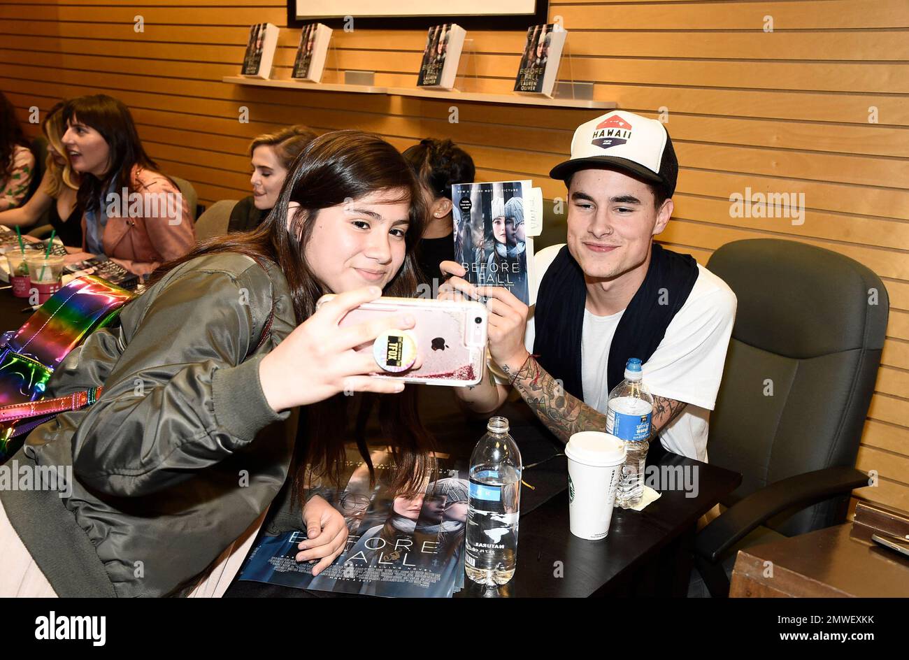 Kian Lawley poses for selfie at Fan Favorite "Before I Fall" Holiday ...