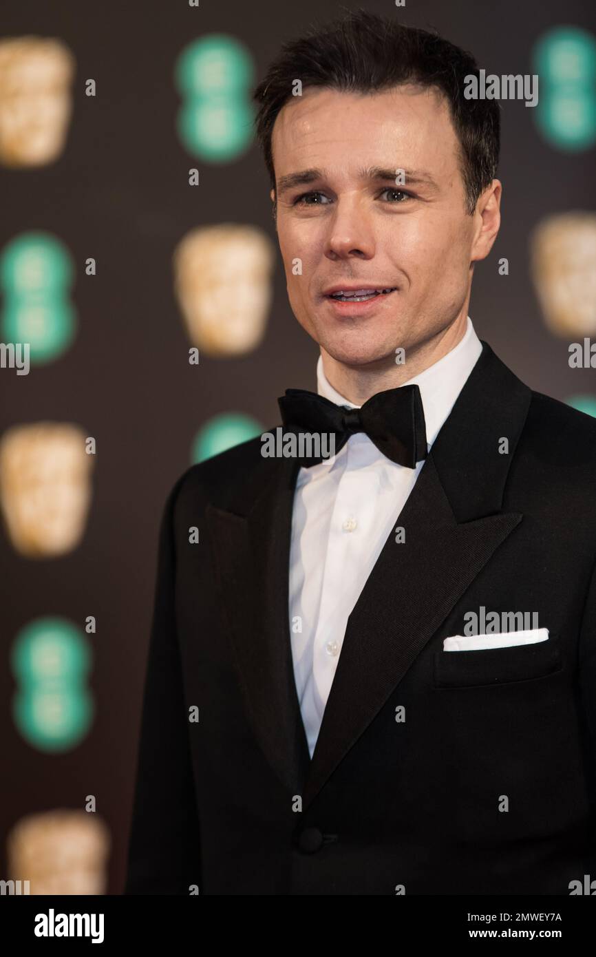 Rupert Evans poses for photographers upon arrival at the BAFTA Film ...