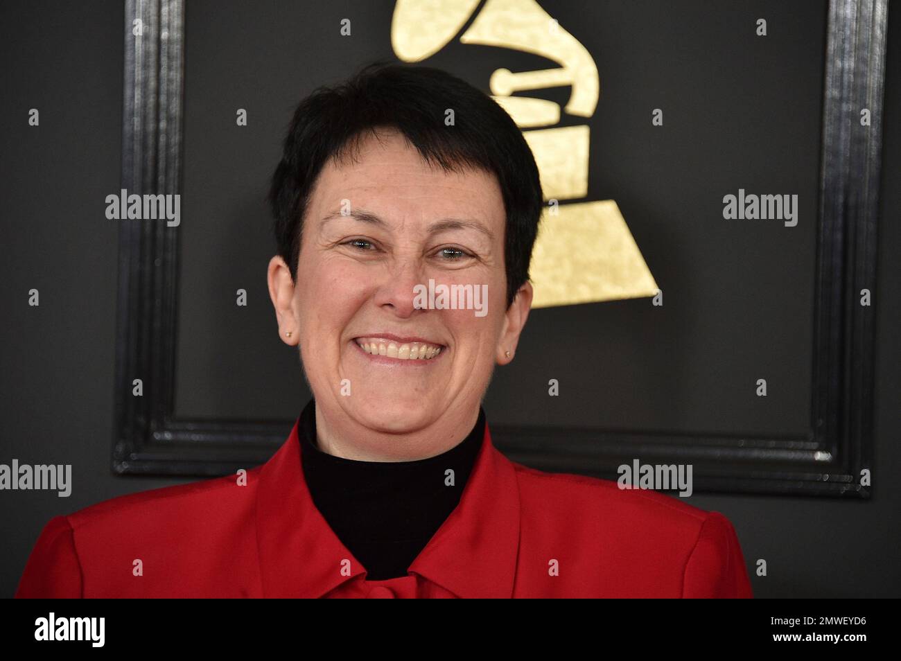 Jennifer Higdon arrives at the 59th annual Grammy Awards at the Staples ...