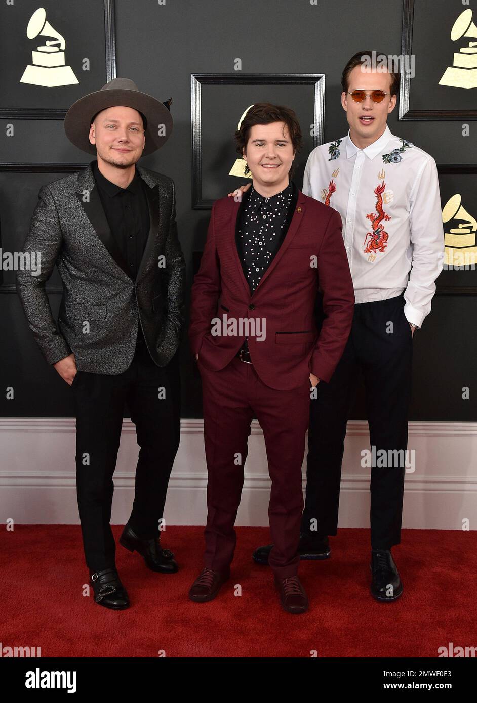 Mark Falgren, from left, Lukas Graham Forchhamme, and Morten Ristorp of ...