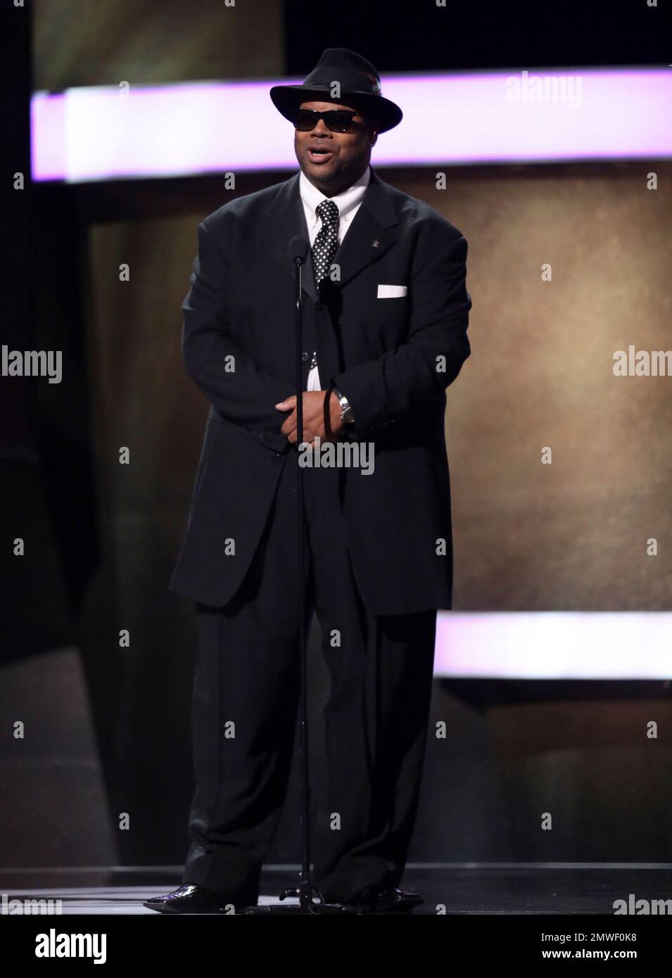 Jimmy Jam speaks at the 59th annual Grammy Awards on Sunday, Feb. 12 ...