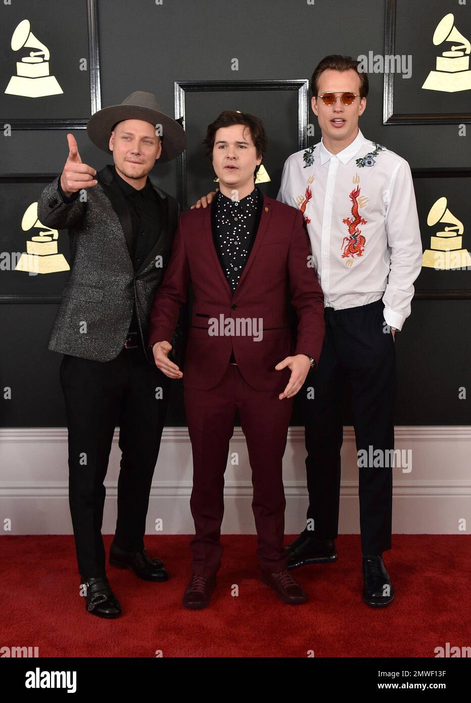 Mark Falgren, from left, Lukas Graham Forchhamme, and Morten Ristorp of ...