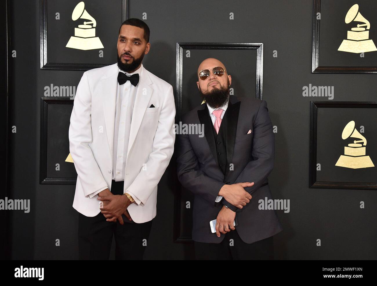 Dre, from left, and Marcello Valenzano of Cool and Dre arrive at the ...