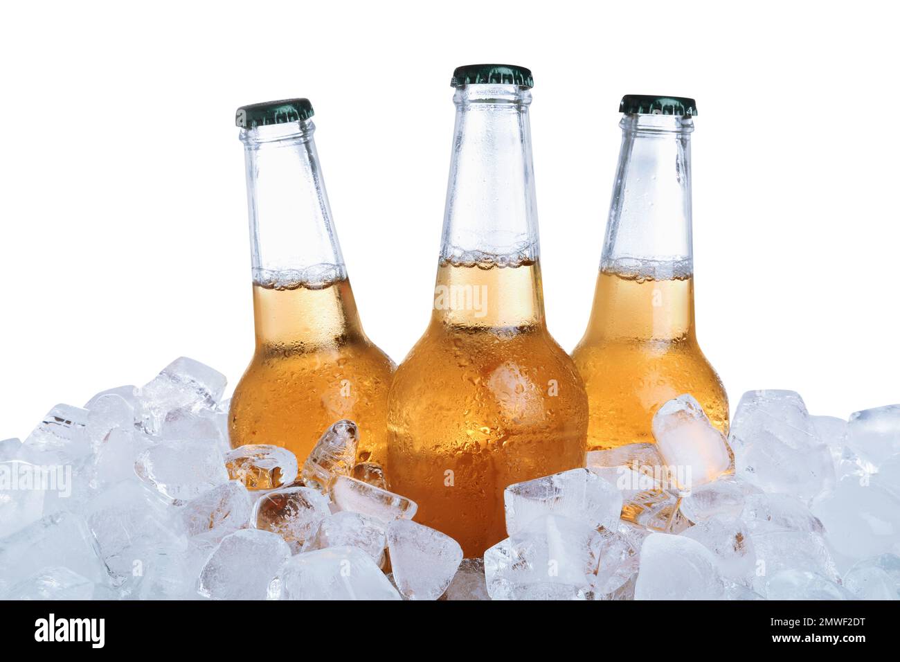 Cold beer bottles ice cubes hi-res stock photography and images - Alamy