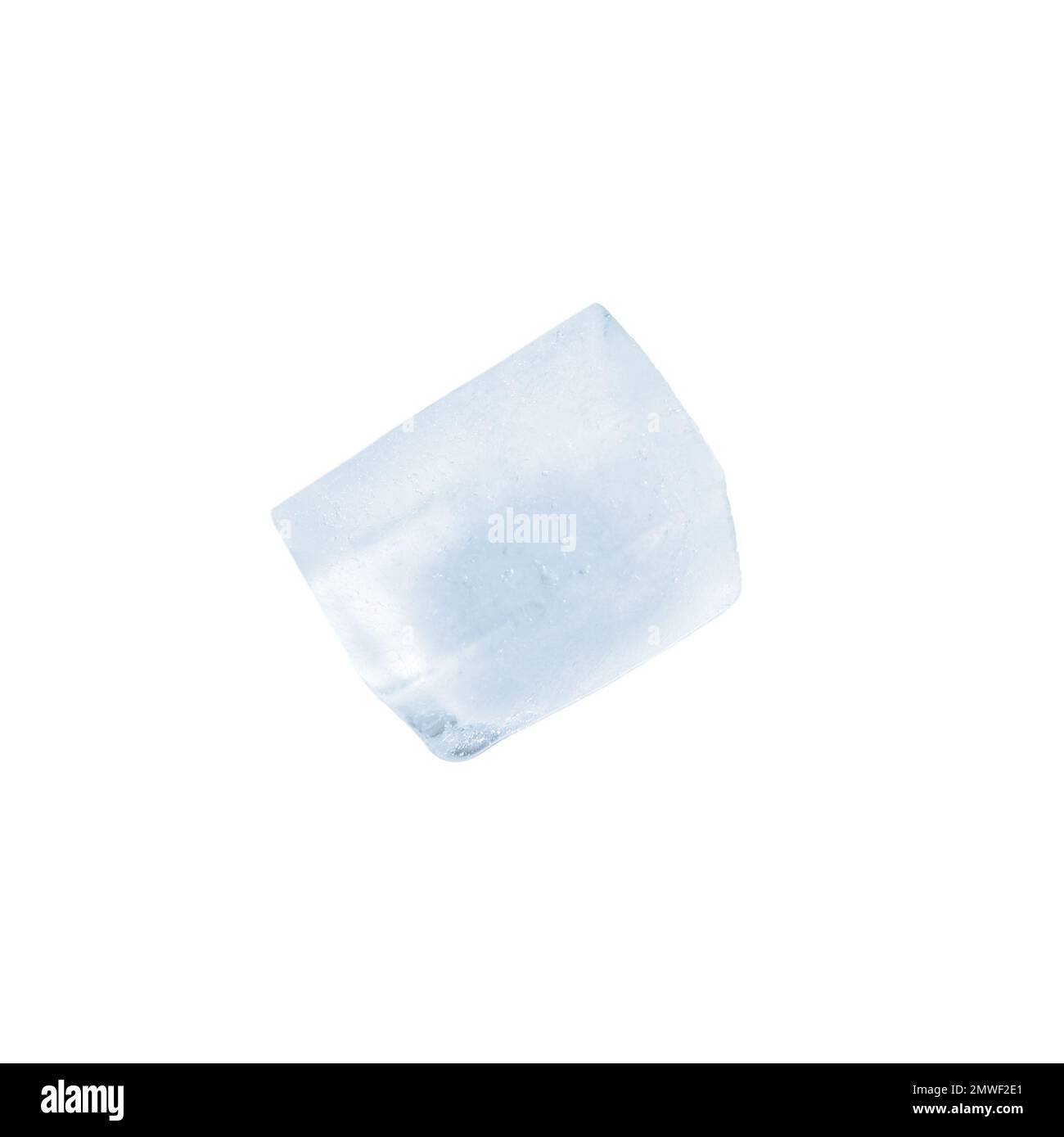 Ice cube isolated on white. Frozen liquid Stock Photo - Alamy