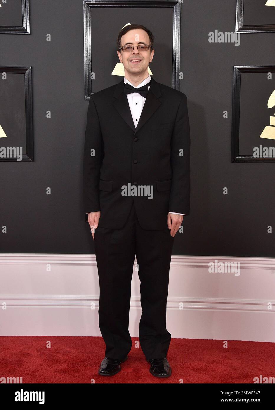 Van Dean arrives at the 59th annual Grammy Awards at the Staples Center ...