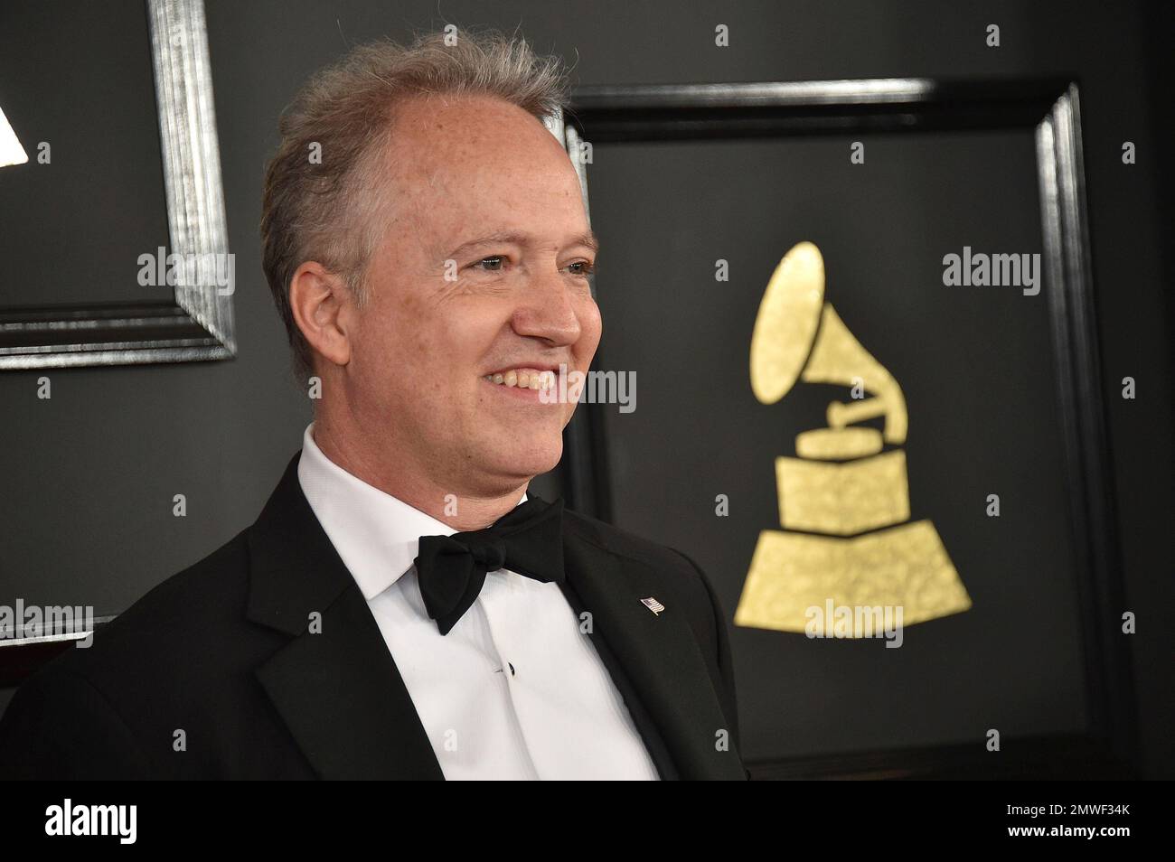 Ted Nash arrives at the 59th annual Grammy Awards at the Staples Center ...