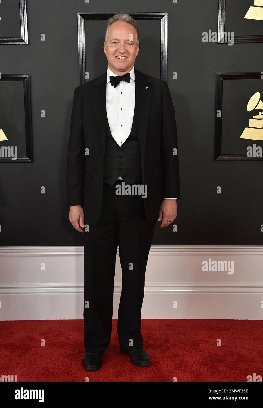 Ted Nash arrives at the 59th annual Grammy Awards at the Staples Center ...