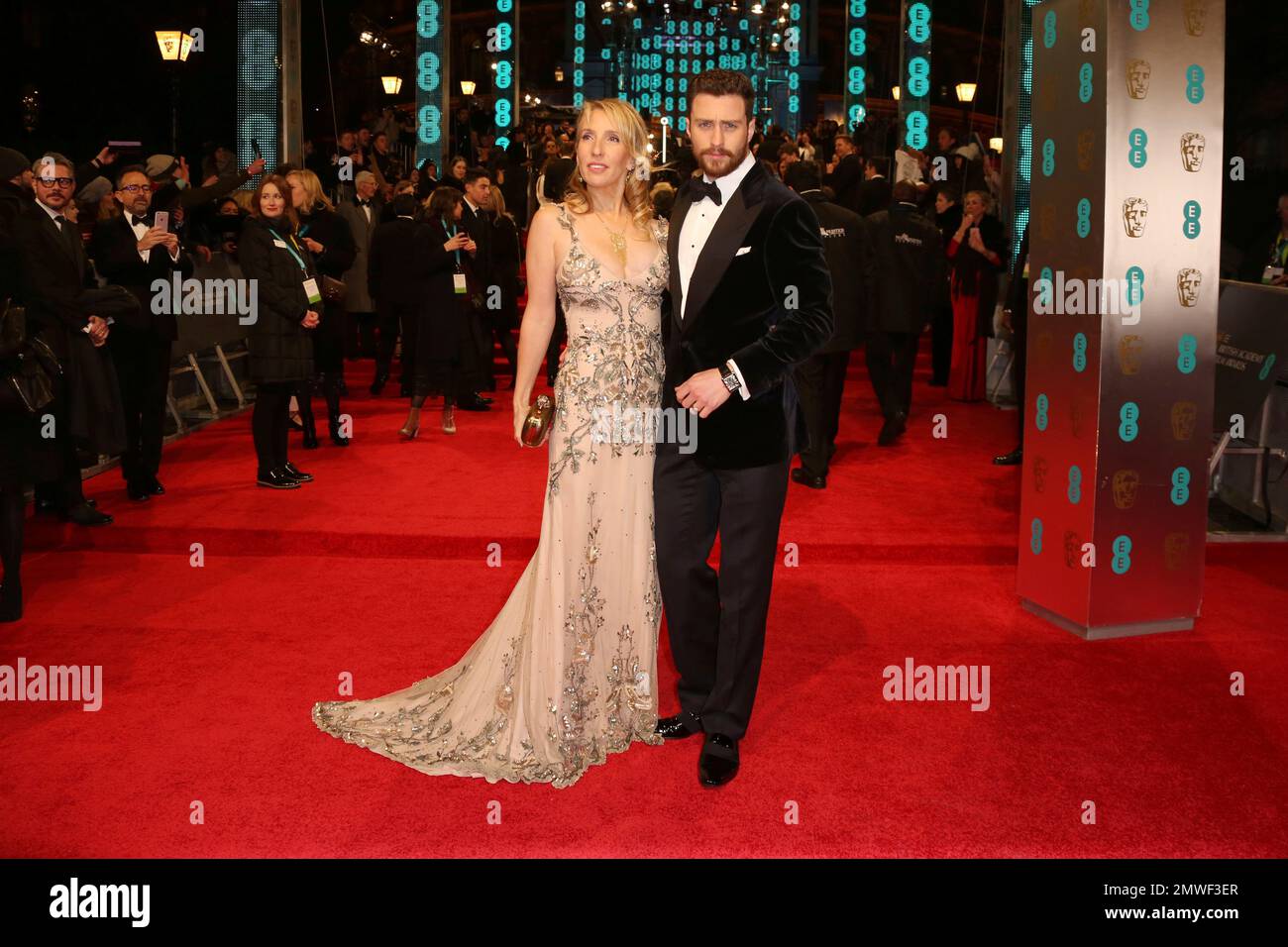 Director Sam Taylor-Johnson and actor Aaron Taylor-Johnson pose for ...