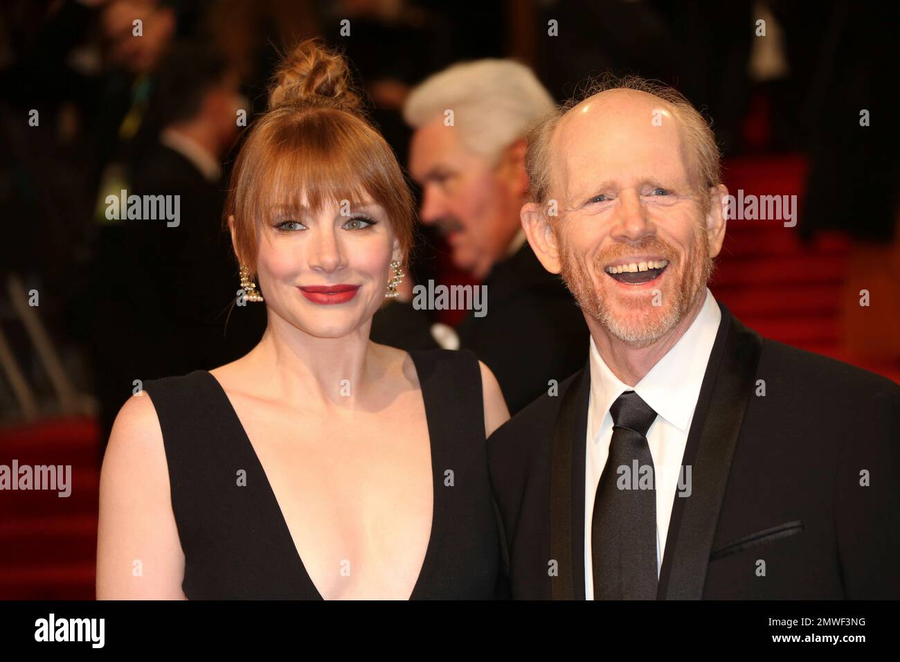 Actress Bryce Dallas Howard and her father, director Ron Howard pose ...