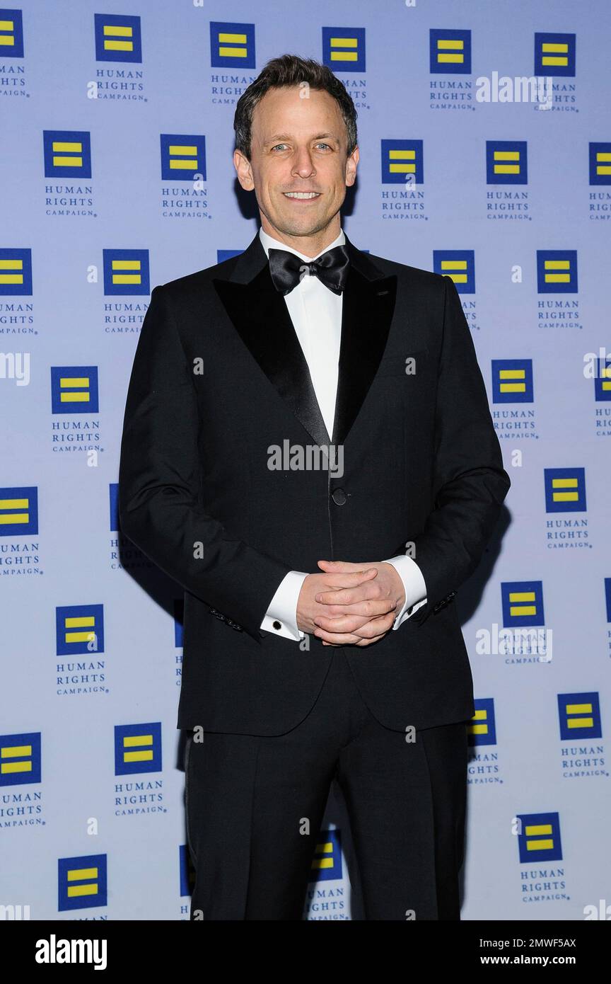 Seth Myers attends the Human Rights Campaign Greater New York Gala at ...