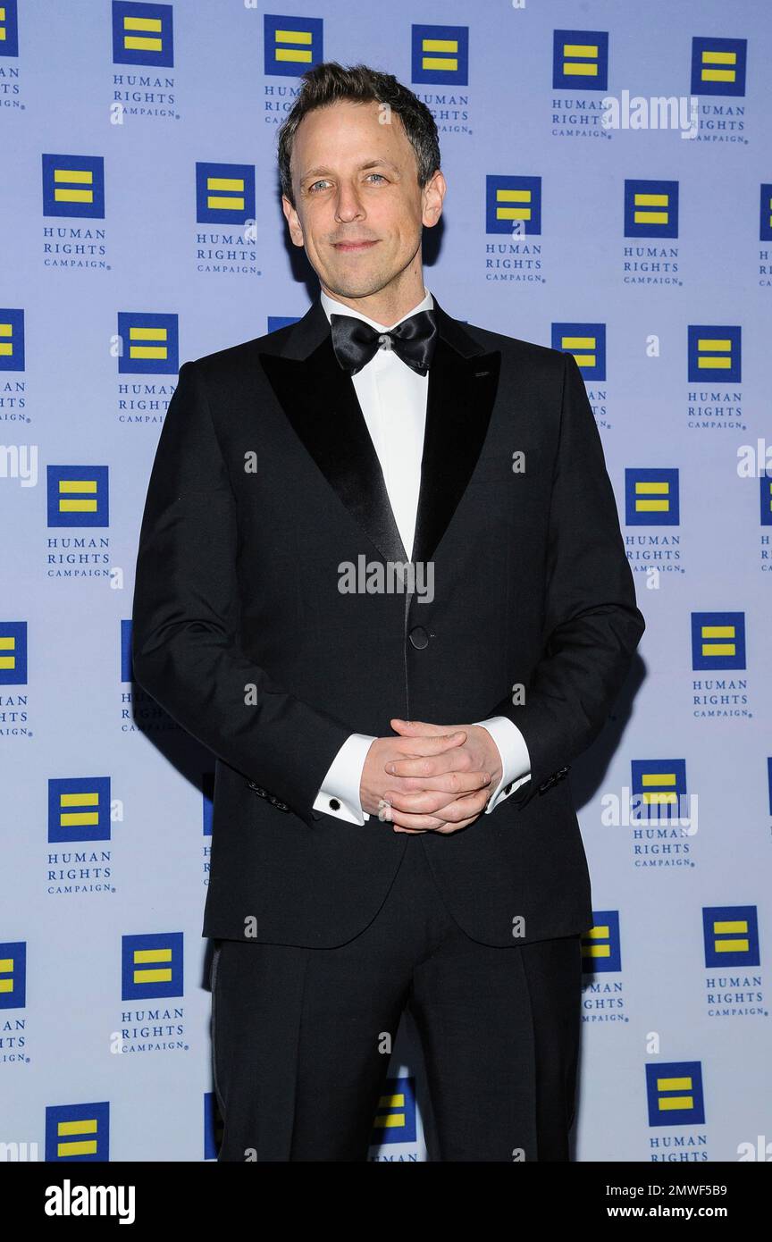 Seth Myers attends the Human Rights Campaign Greater New York Gala at ...