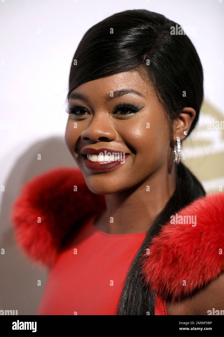 Gabby Douglas attends the Clive Davis and The Recording Academy Pre ...