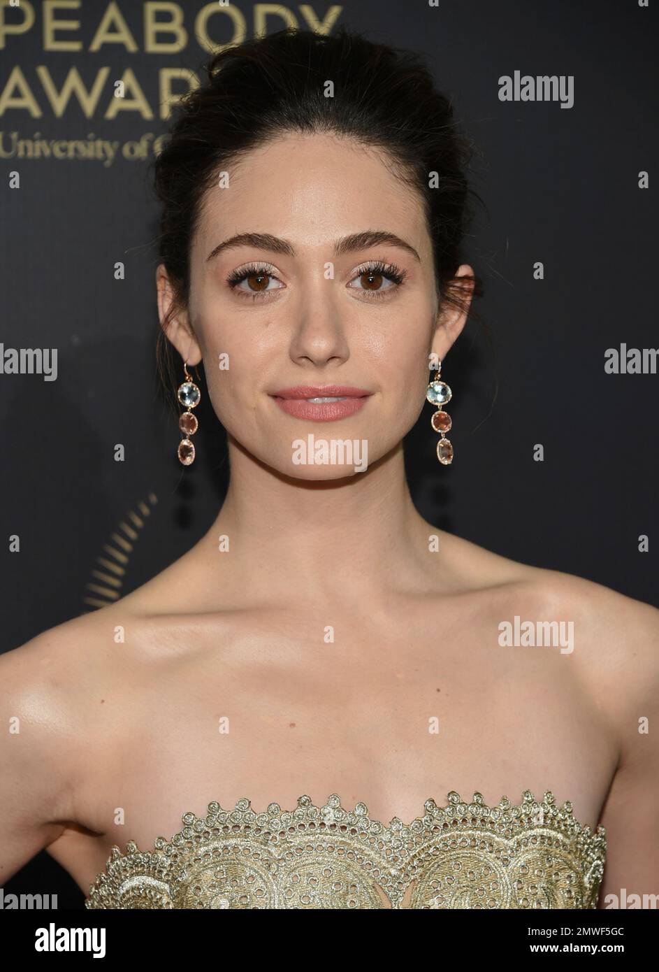 Emmy Rossum attends the 75th Annual Peabody Awards Ceremony at Cipriani ...
