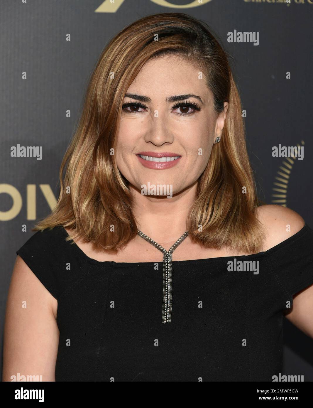 Mexican television reporter Naibe Reynoso attends the 75th Annual ...