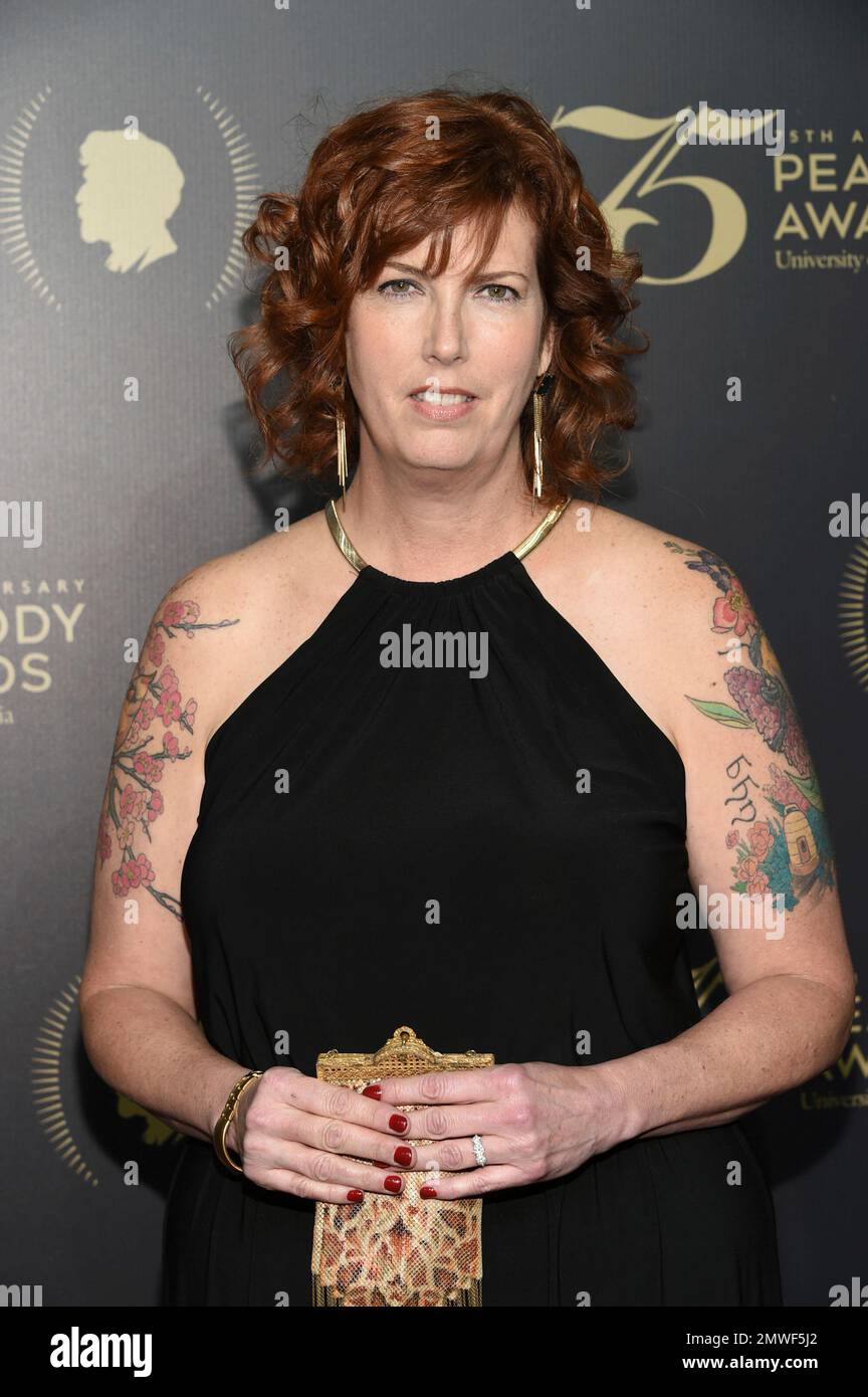 Television critic Maureen Ryan attends the 75th Annual Peabody Awards ...