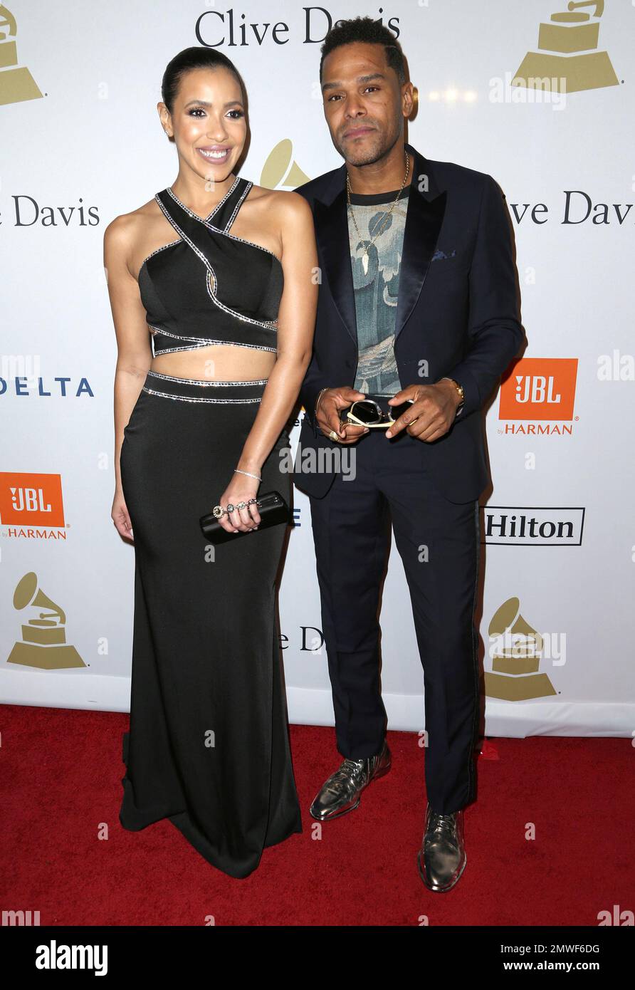 Julissa Bermudez, left, and Maxwell attend the Clive Davis and The ...