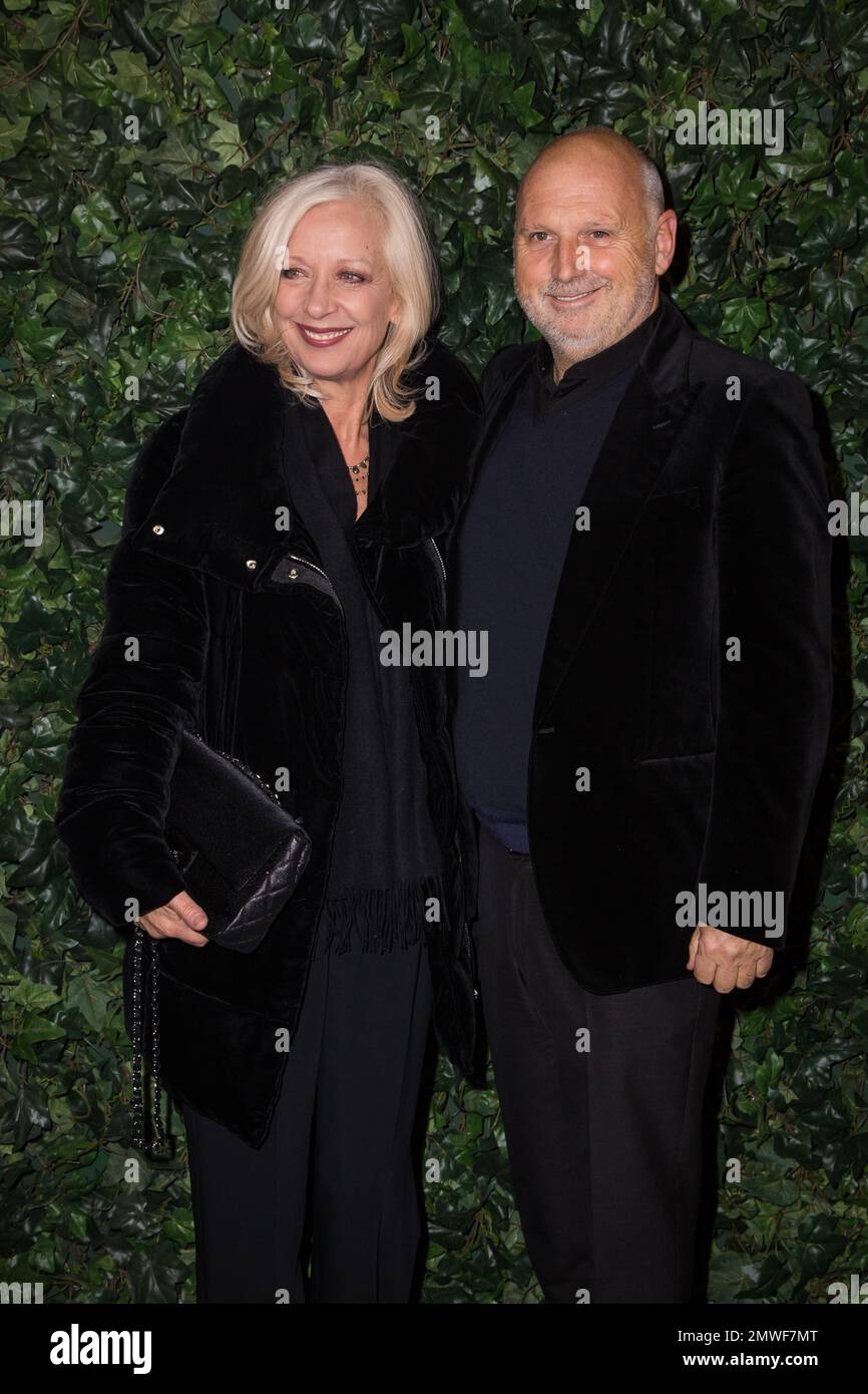 Mary Greenwell and Sam McKnight pose for photographers upon arrival at ...