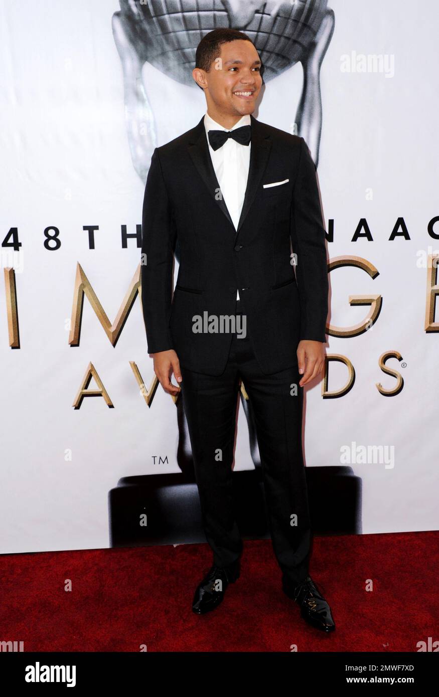 Trevor Noah arrives at the 48th annual NAACP Image Awards at the ...