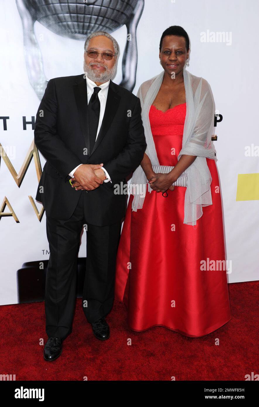 Lonnie Bunch, left, and Maria Marable-Bunch arrive at the 48th annual ...