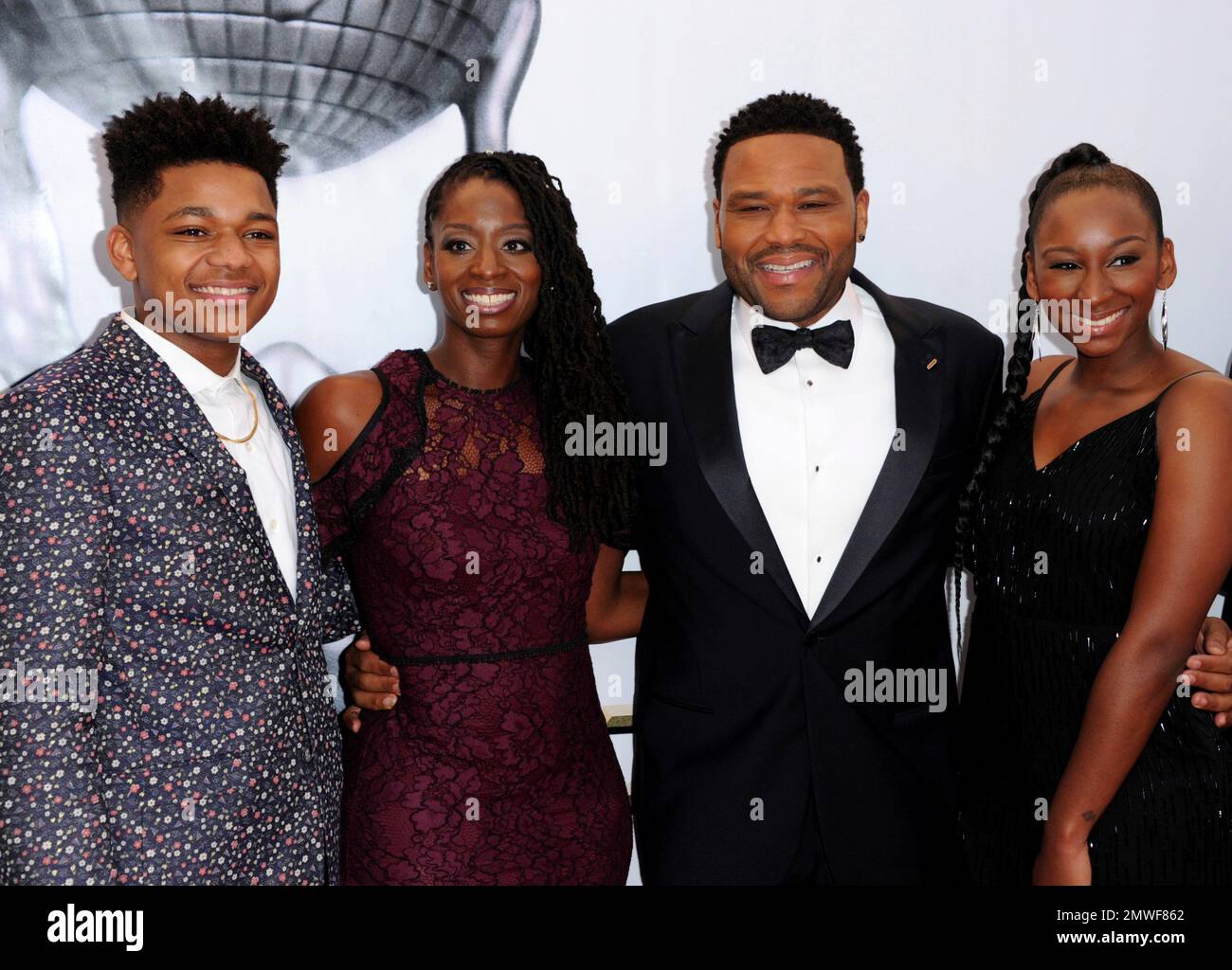 Nathan Anderson, from left, Alvina Stewart, Anthony Anderson, and Kyra ...