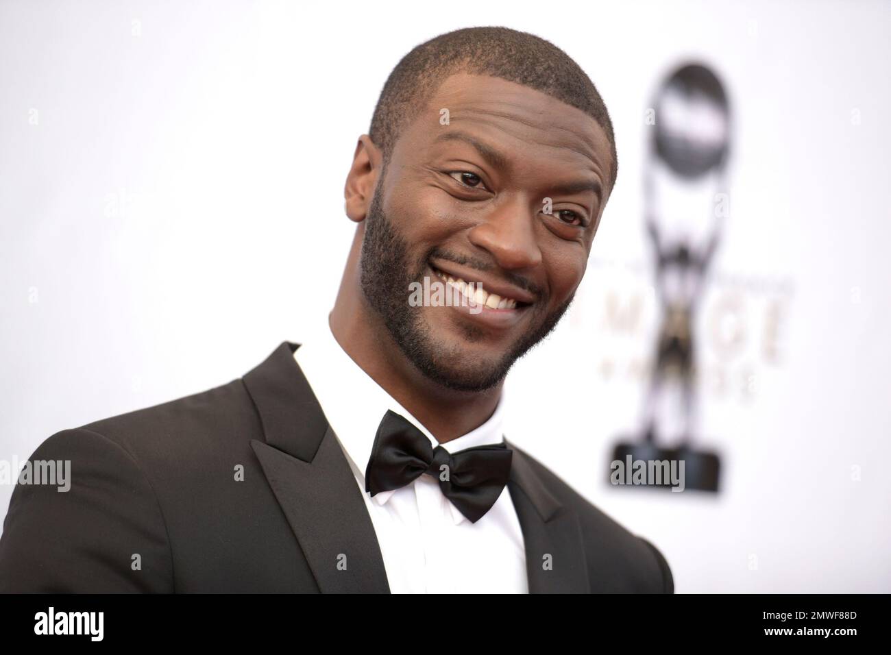 Aldis Hodge arrives at the 48th annual NAACP Image Awards at the ...