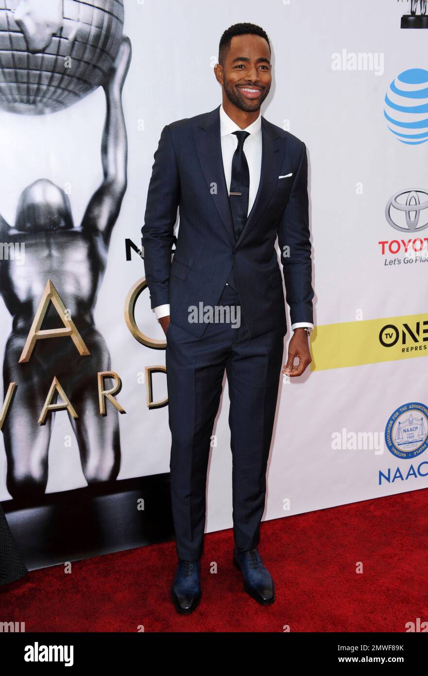 Jay Ellis arrives at the 48th annual NAACP Image Awards at the Pasadena ...