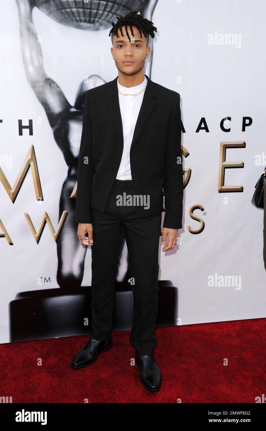 Nicholas L. Ashe arrives at the 48th annual NAACP Image Awards at the ...