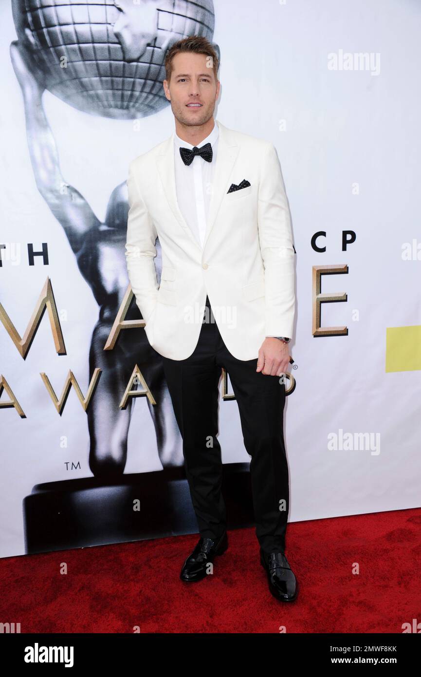 Justin Hartley arrives at the 48th annual NAACP Image Awards at the ...