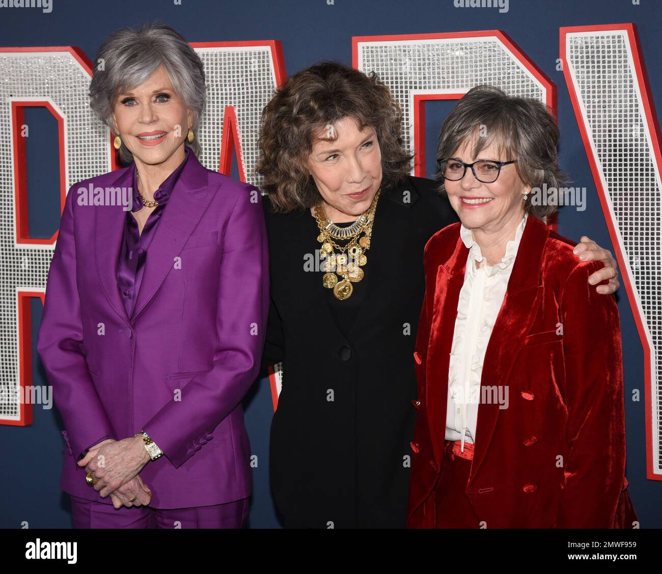 31 January 2023 - Westwood, California - (L-R) Lily Tomlin, Jane Fonda ...