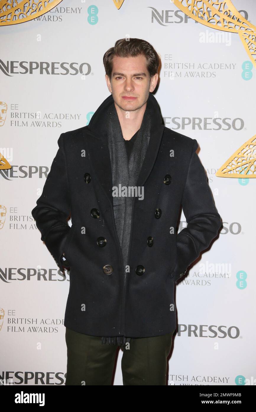 Actor Andrew Garfield poses for photographers upon arrival at the ...